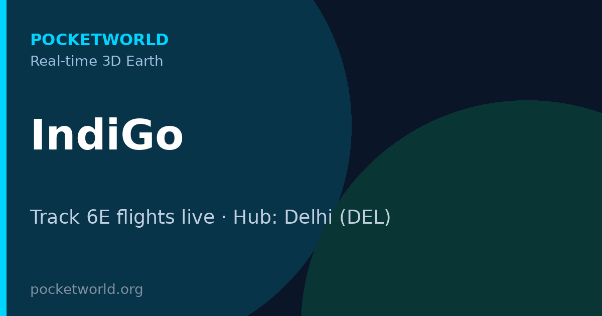 Track IndiGo Flights - Live 6E Flight Tracker | IndiGo Radar