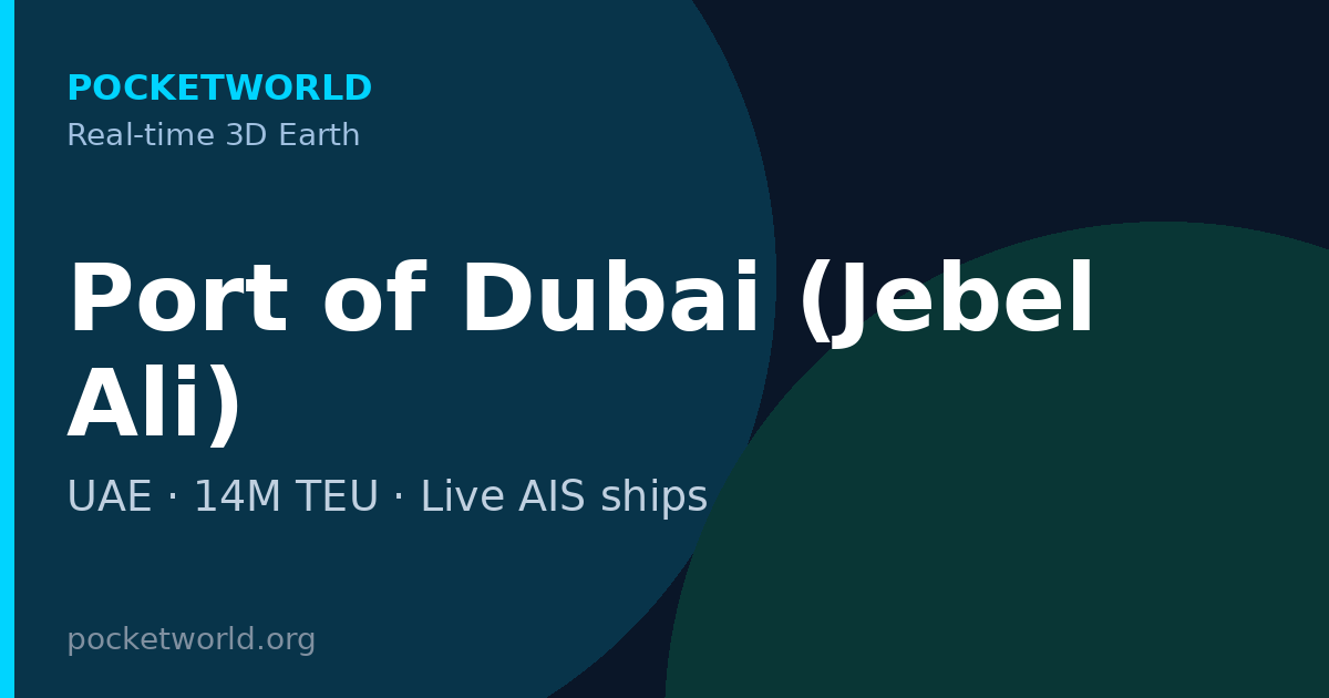 Port of Dubai (Jebel Ali) - Live Ship Traffic & Port Info | UAE