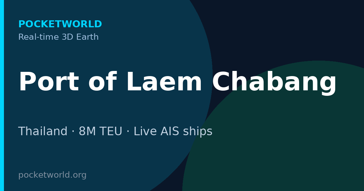 Port of Laem Chabang - Live Ship Traffic & Port Info | Thailand