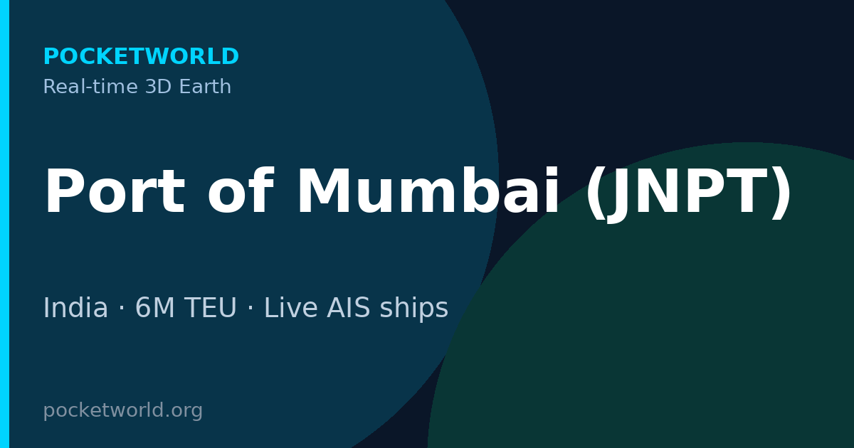 Port of Mumbai (JNPT) - Live Ship Traffic & Port Info | India